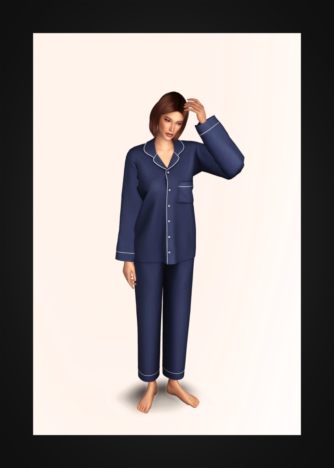 Gorilla: Pajama Set AF • Sims 4 Downloads