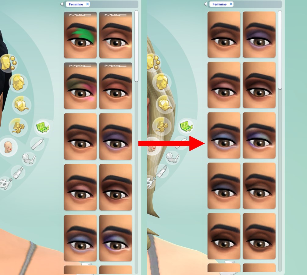 Mod The Sims: Cosmetics Hider by Gabby2805 • Sims 4 Downloads