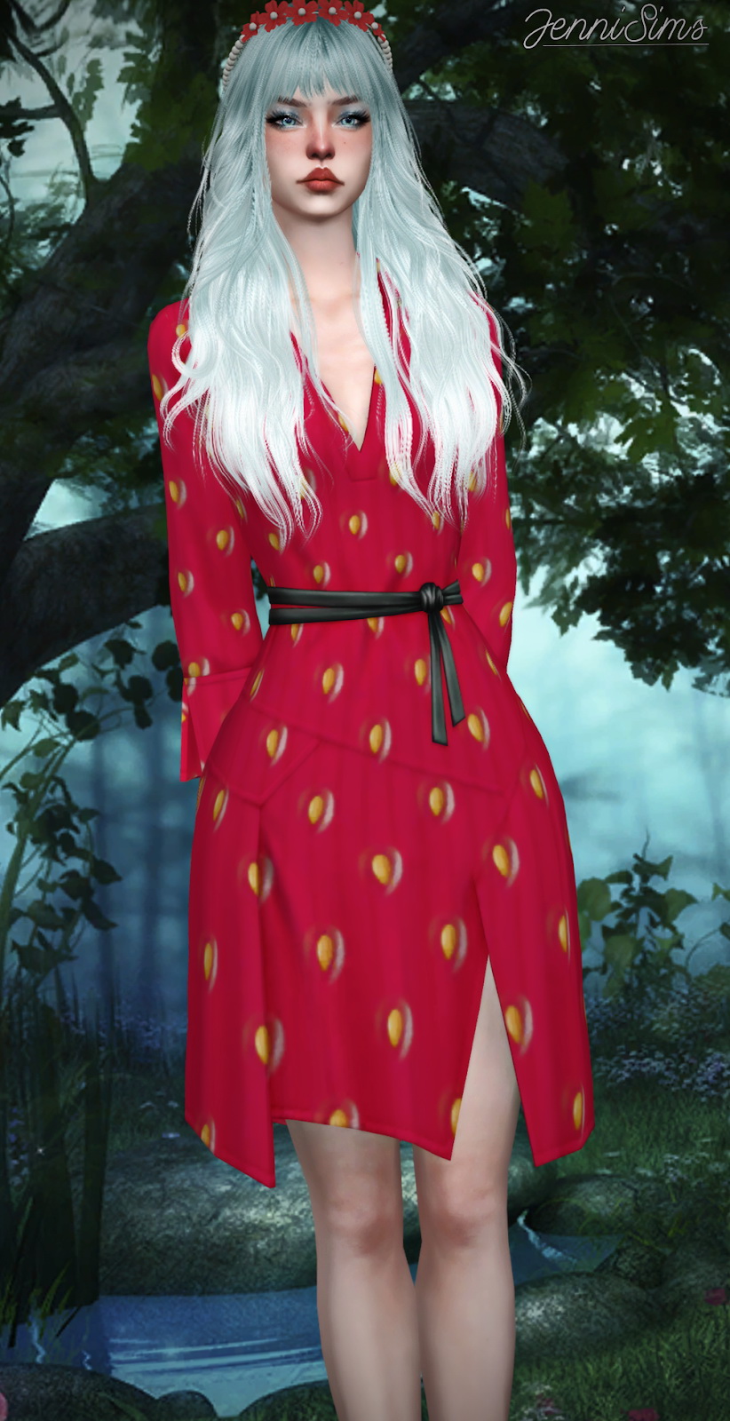 Jenni Sims: Dress • Sims 4 Downloads