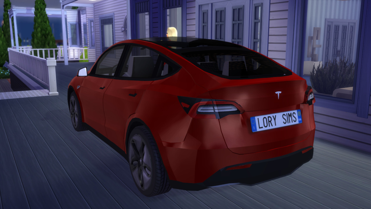 Lory Sims: Tesla Model Y • Sims 4 Downloads