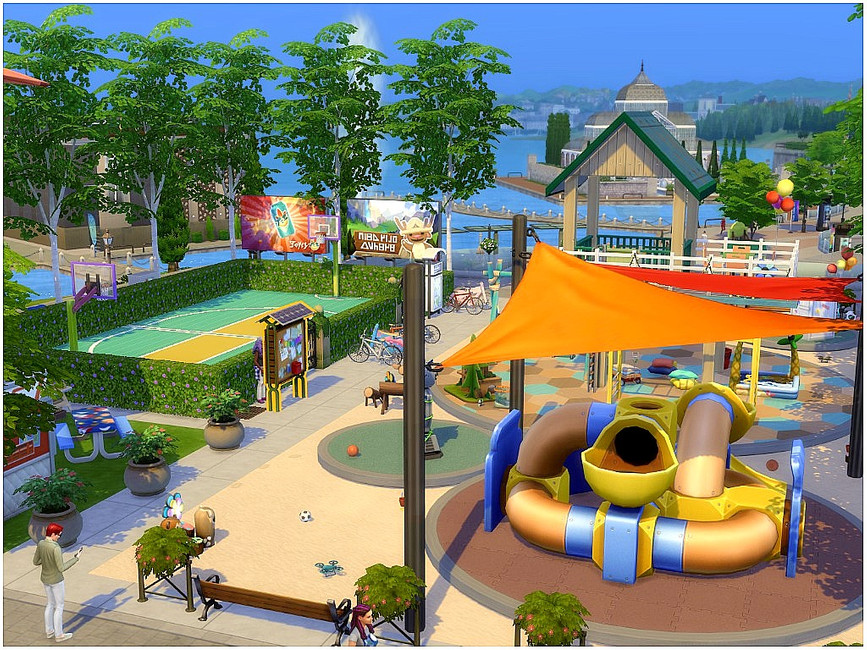 The Sims Resource: Kids Maze Park by lotsbymanal • Sims 4 Downloads
