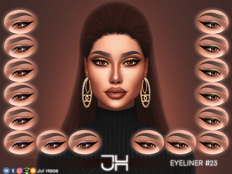 The Sims Resource: Female eyelashes 04 by BAkalia • Sims 4 Downloads