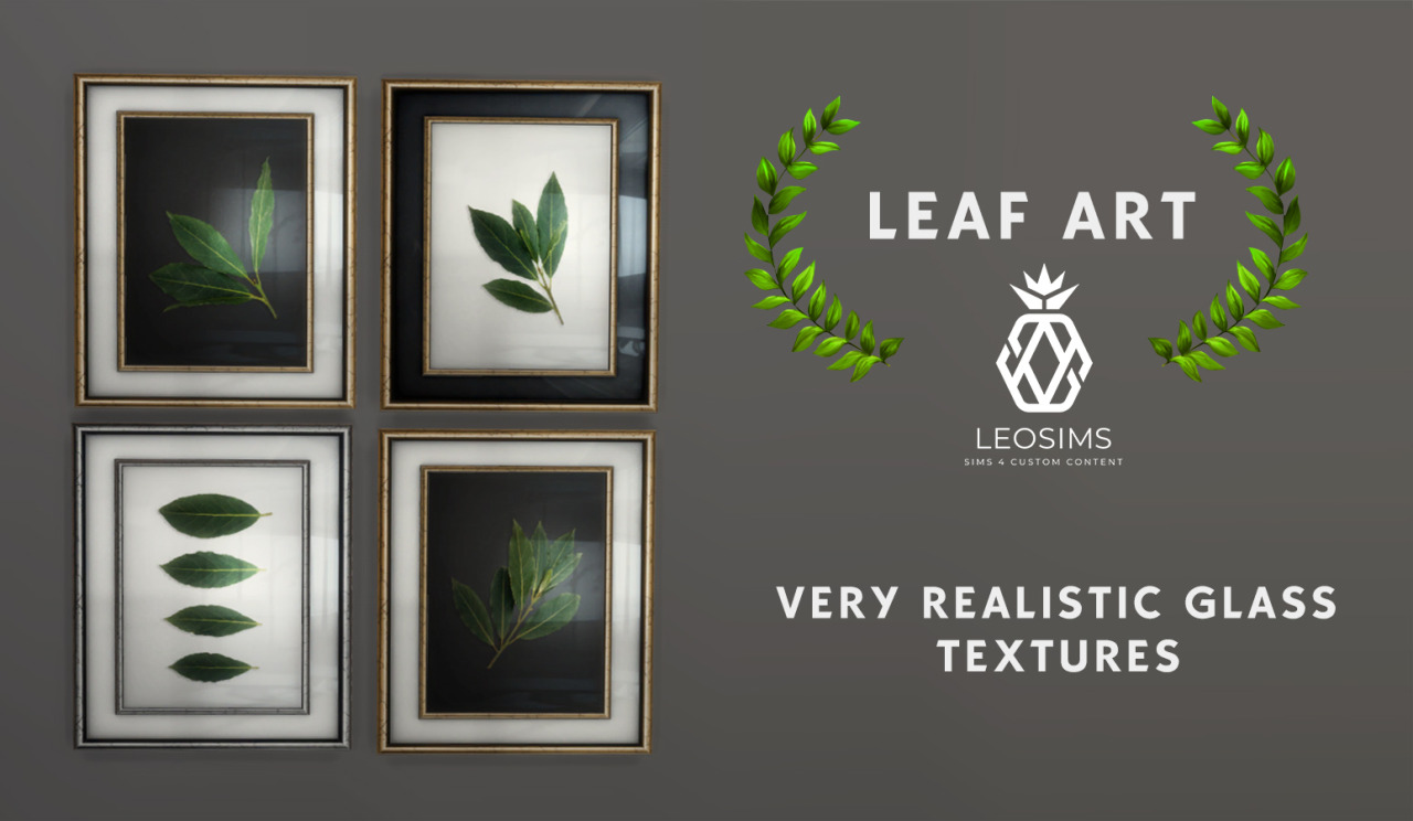 Leo 4 Sims: Leaf Art • Sims 4 Downloads