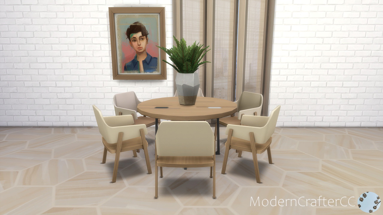 Modern Crafter: Mosaic Lite Dining Table • Sims 4 Downloads