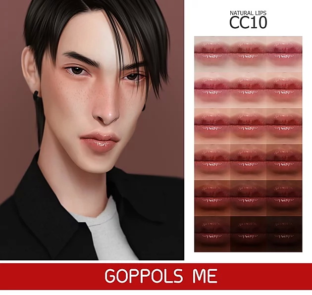 GOPPOLS Me: Natural Lips CC10 • Sims 4 Downloads