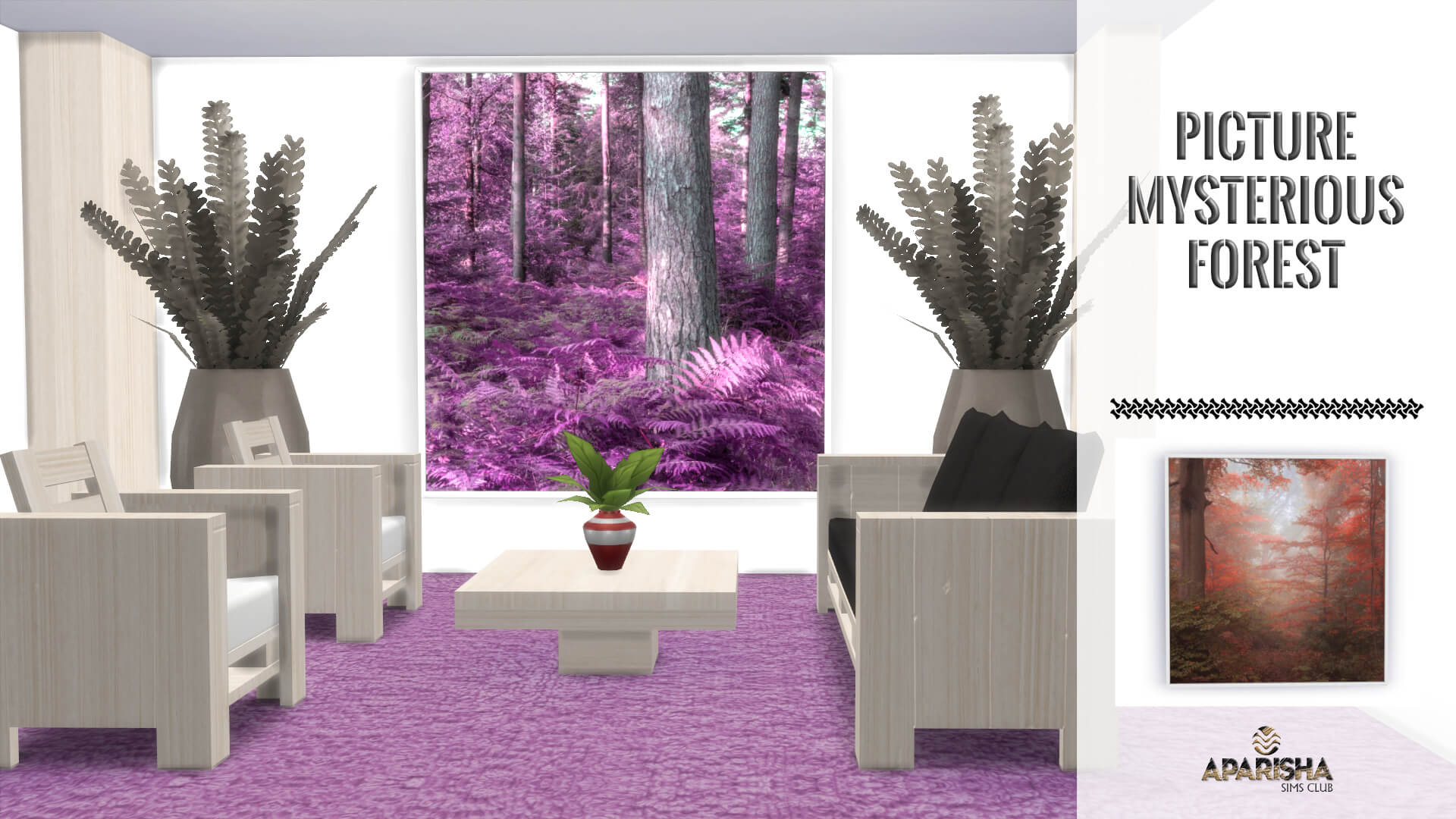 Aparishasims: Picture Mysterious Forest • Sims 4 Downloads