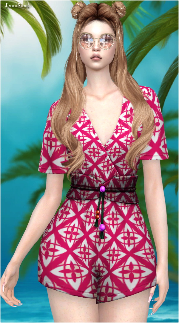Jenni Sims: Rompers with shorts • Sims 4 Downloads