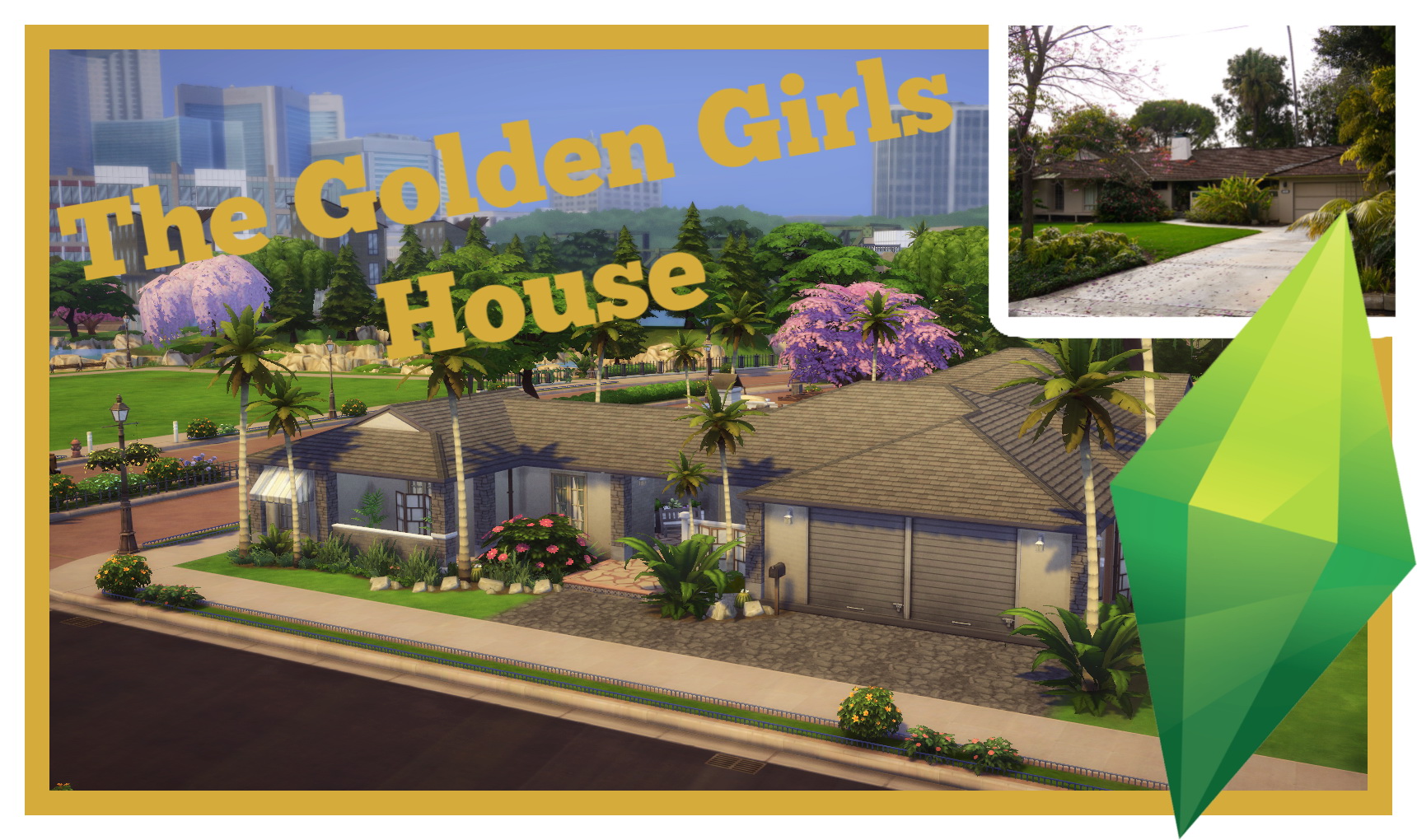 Mod The Sims: The Golden Girls House by CarlDillynson • Sims 4 Downloads
