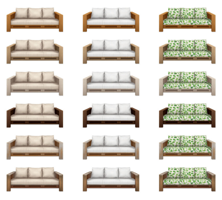 Simplistic: The Pallet Sofa • Sims 4 Downloads