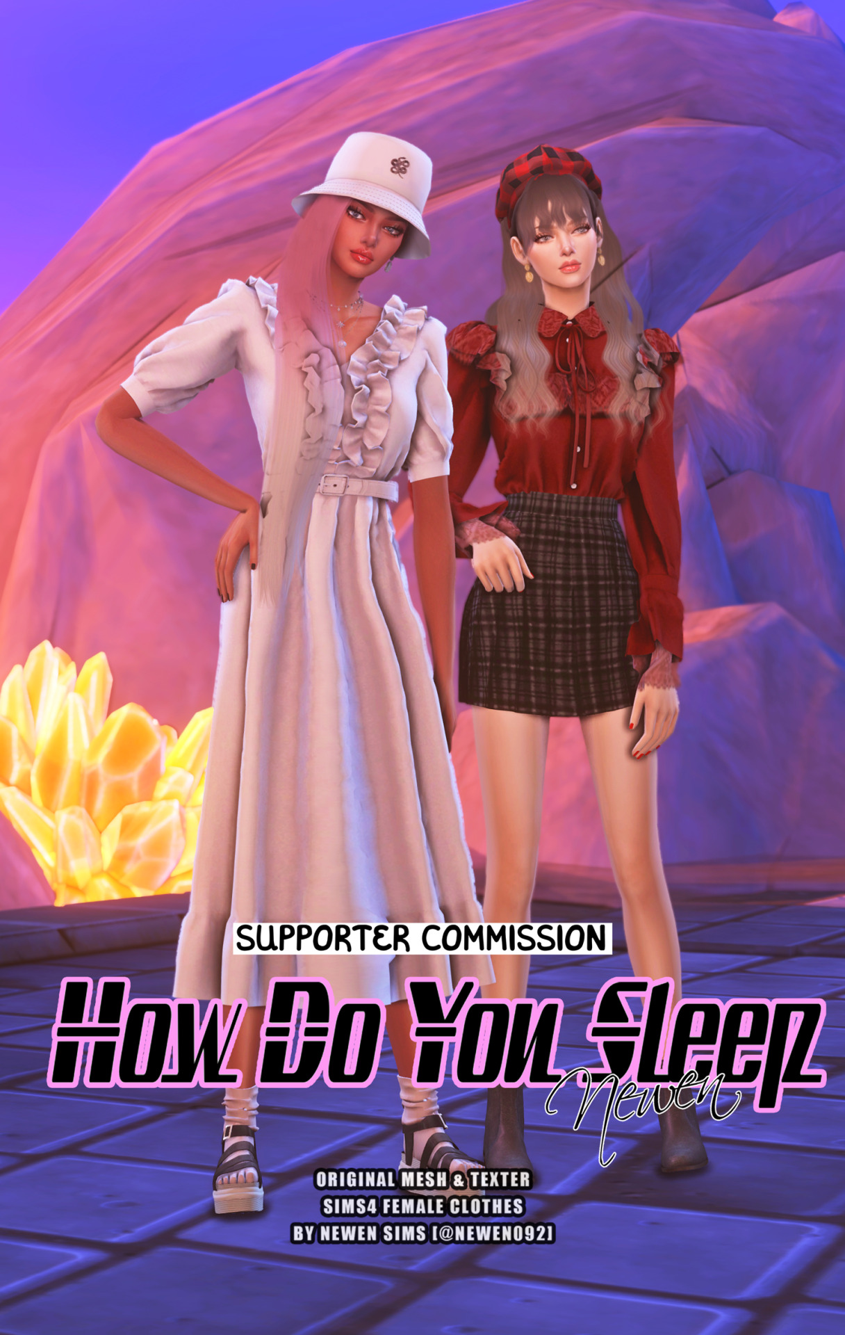 Newen: How Do You Sleep Dresses • Sims 4 Downloads