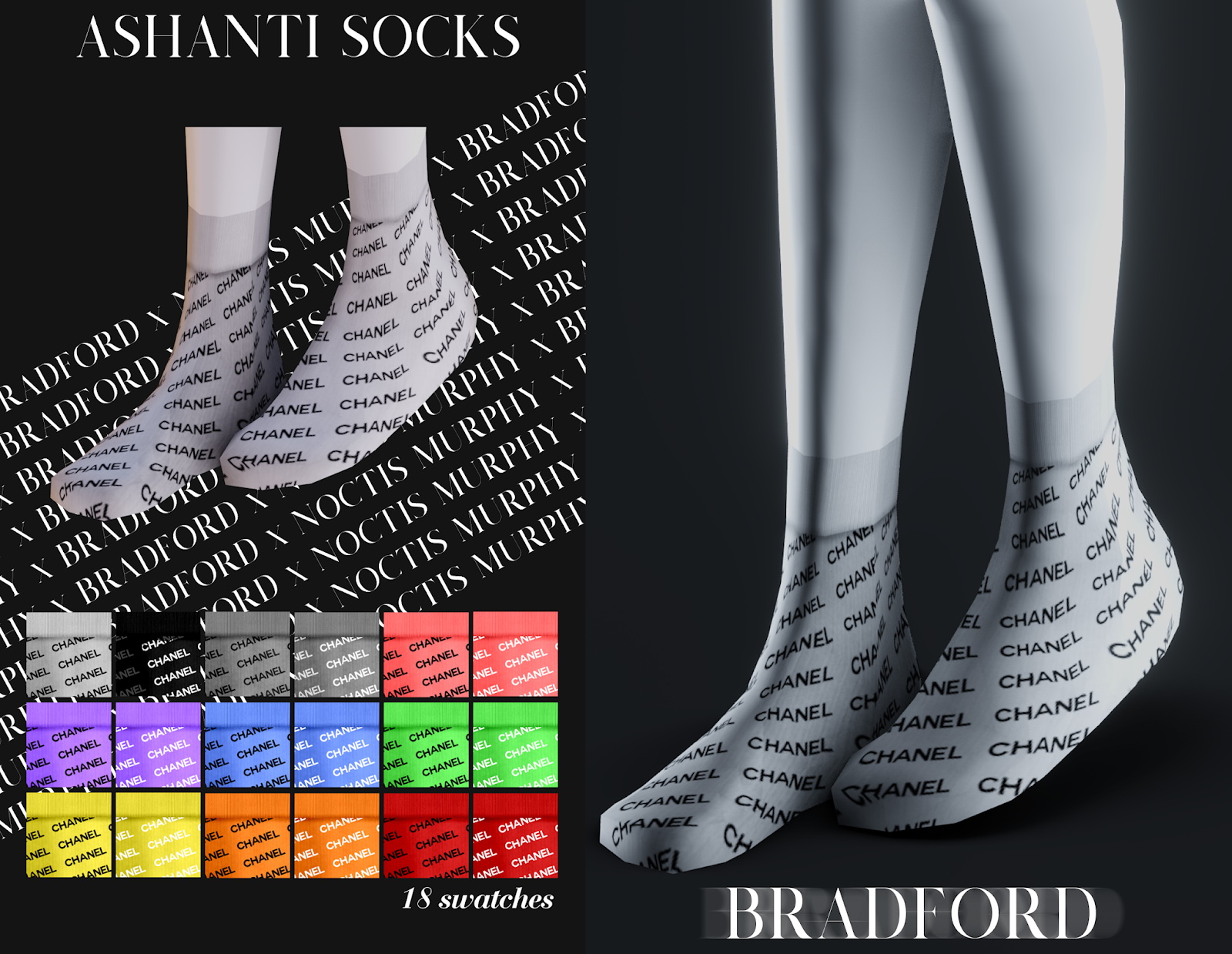 Murphy: Ashanti Socks • Sims 4 Downloads
