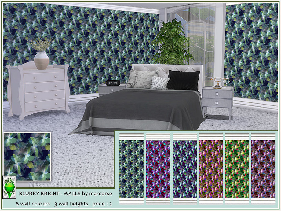 Blurry Bright Walls by marcorse from TSR • Sims 4 Downloads