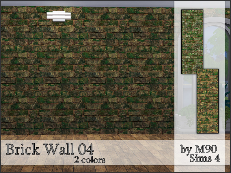 The Sims Resource: Brick Wall 04 by Mircia90 • Sims 4 Downloads