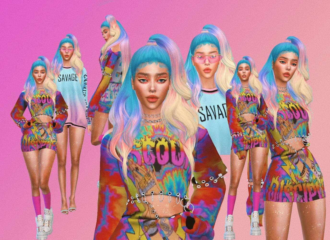 Luniversims: Elly Models by oksikisa • Sims 4 Downloads