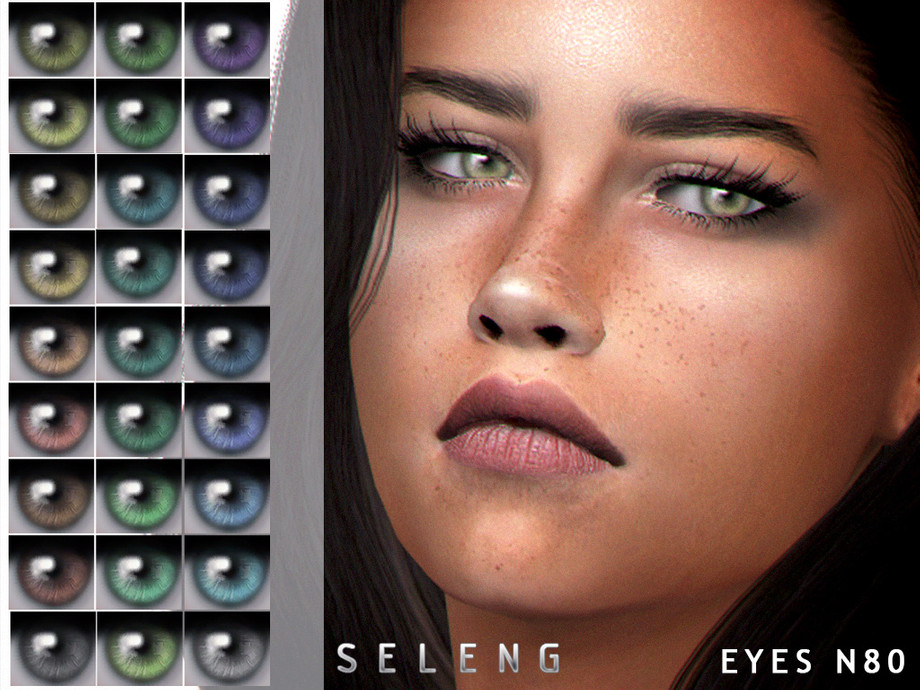 The Sims Resource: Eyes N80 by Seleng • Sims 4 Downloads