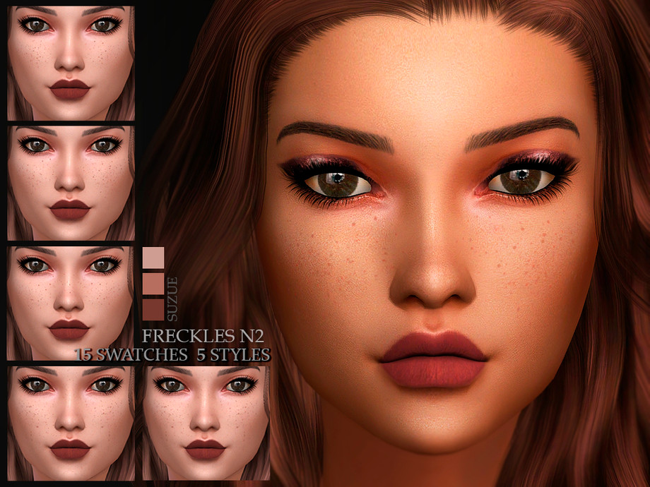 The Sims Resource: Freckles N2 by Suzue • Sims 4 Downloads