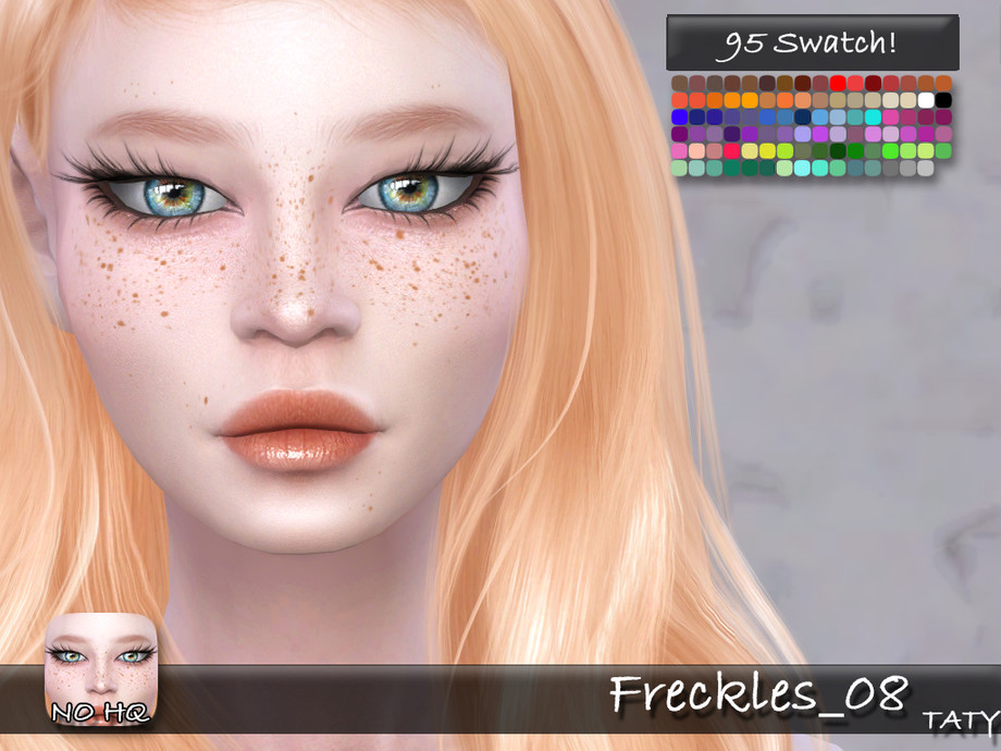 The Sims Resource: Freckles 08 by Taty • Sims 4 Downloads