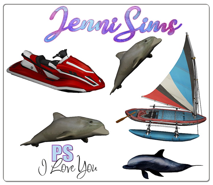 Jenni Sims: Decorative Jet Ski • Sims 4 Downloads