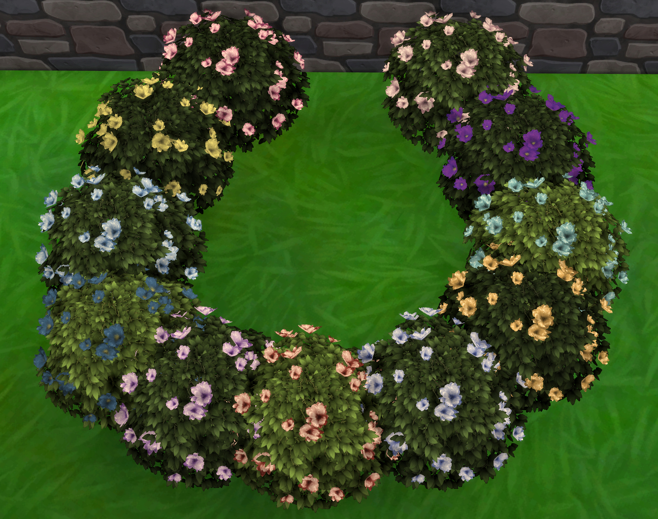 Mod The Sims: Moonlight Delight Hibiscus Bush by Wykkyd • Sims 4 Downloads