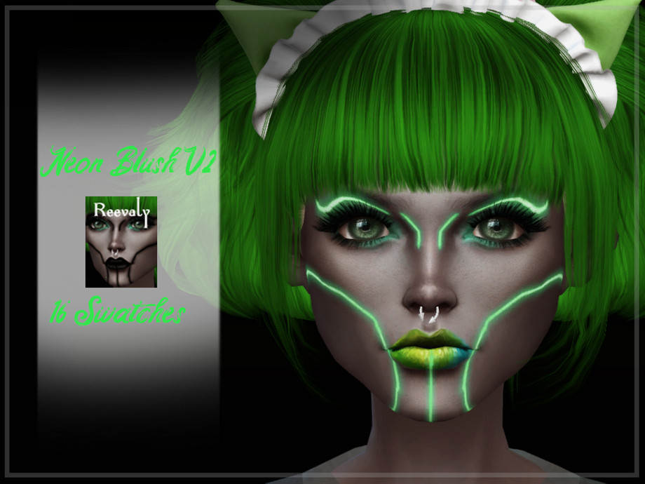 The Sims Resource: Neon Blush V2 by Reevaly • Sims 4 Downloads