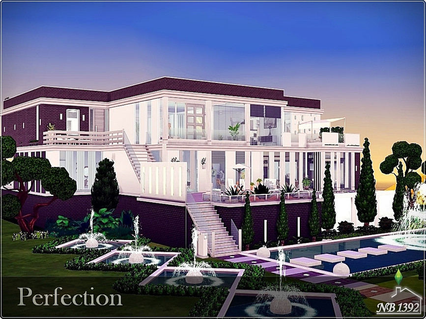 Perfection house by nobody from TSR • Sims 4 Downloads