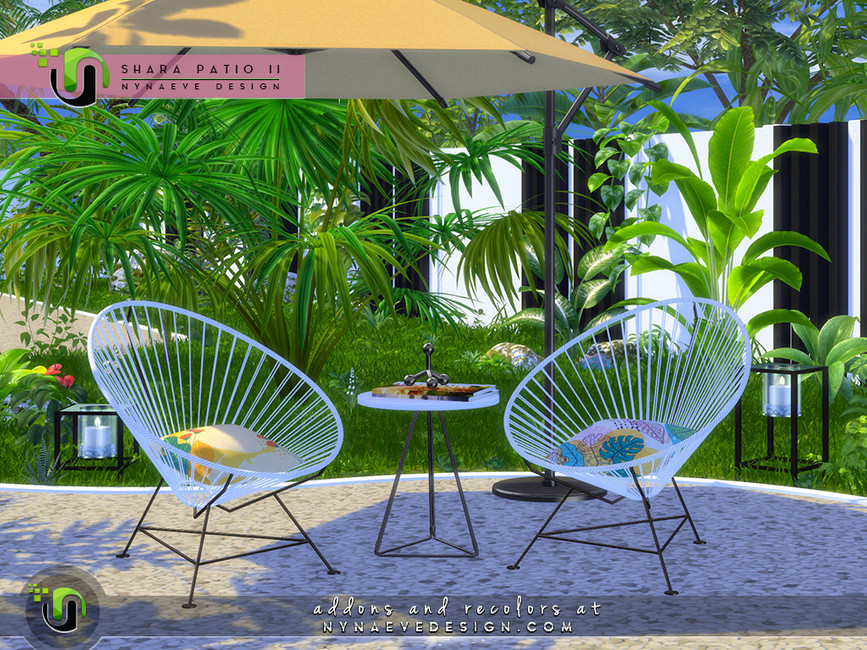 Shara Patio II by NynaeveDesign from TSR • Sims 4 Downloads