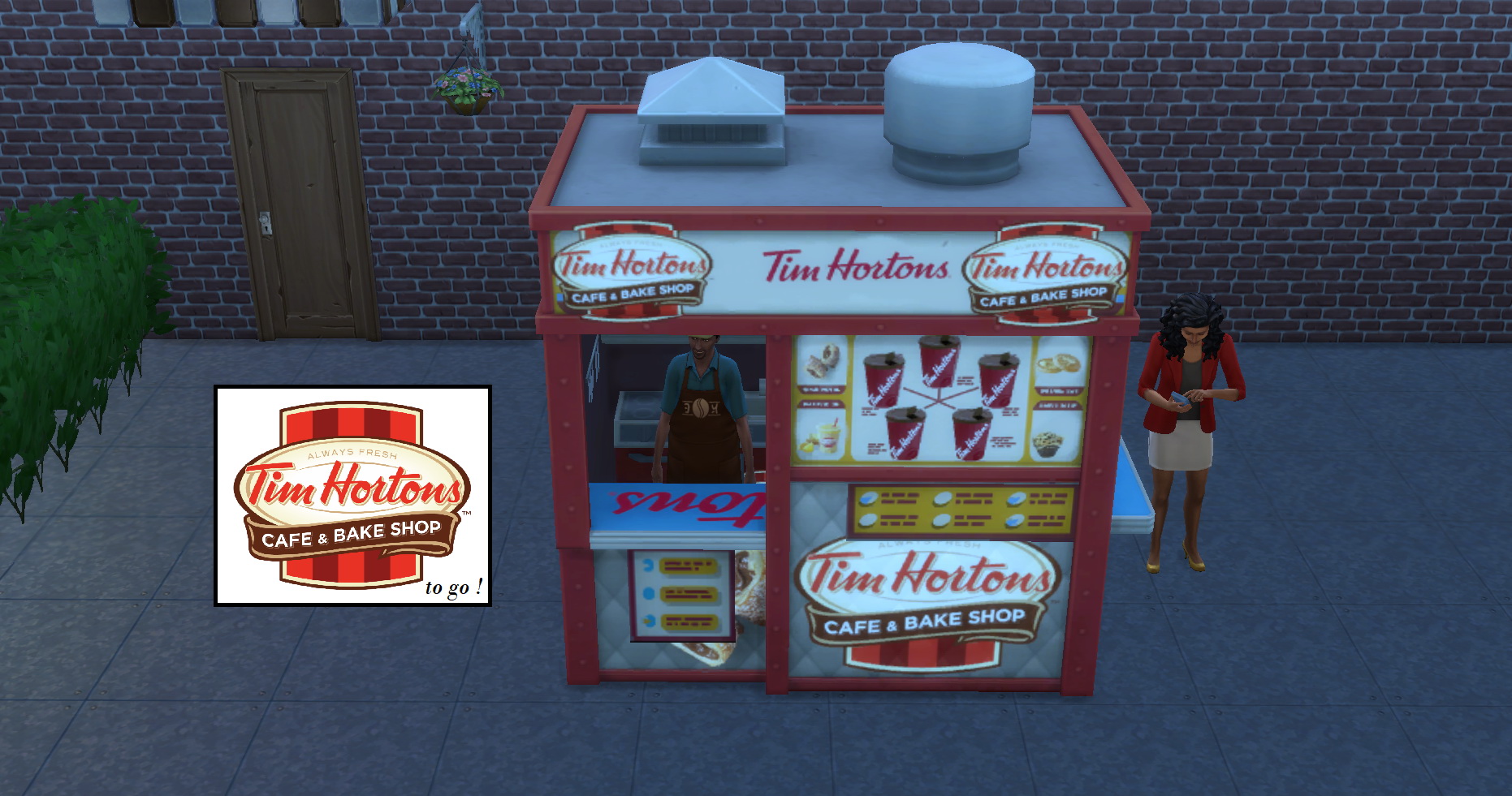 Mod The Sims: Tim Hortons to go by ArLi1211 • Sims 4 Downloads
