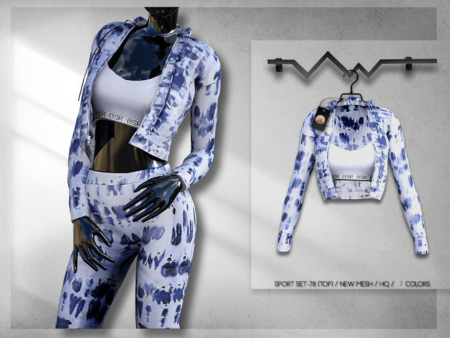 Clothes Set 78 Top by busra-tr from TSR • Sims 4 Downloads