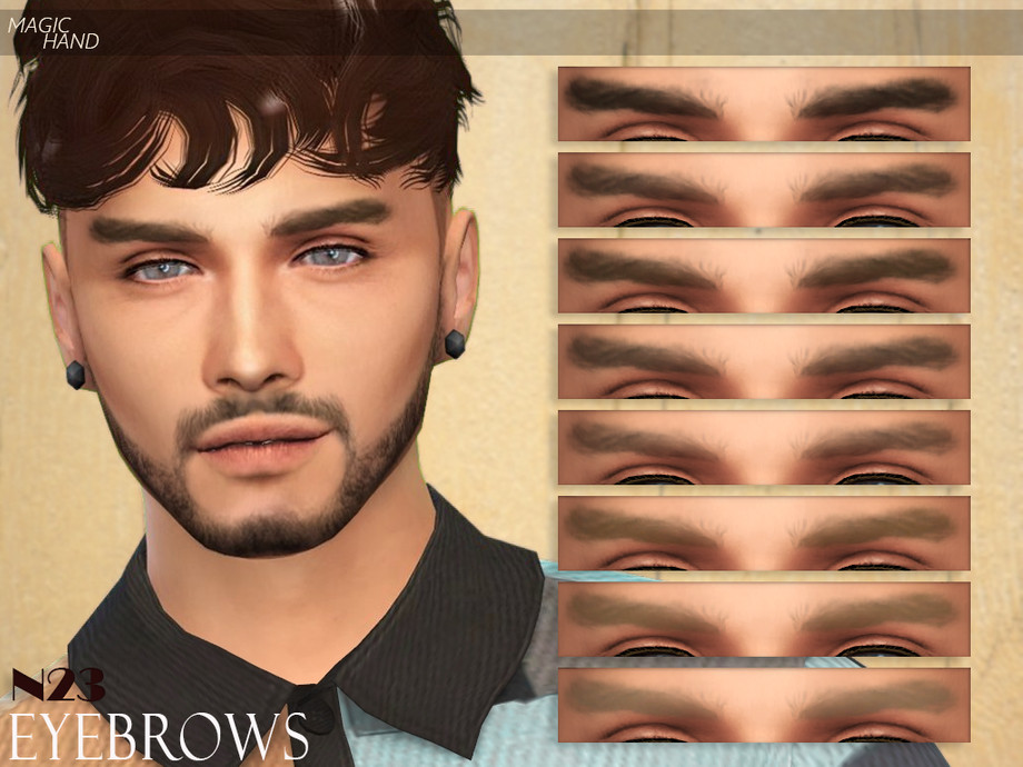 Eyebrows N23 by MagicHand from TSR • Sims 4 Downloads