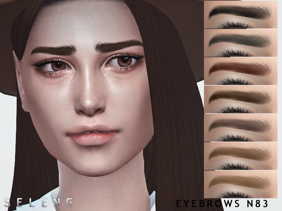 Eyebrows N83 by Seleng from TSR • Sims 4 Downloads