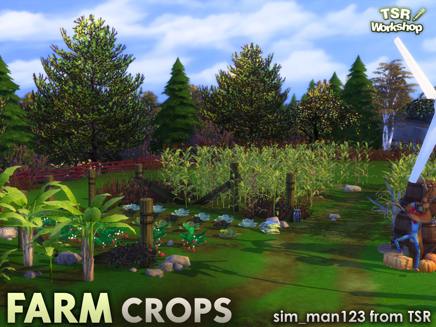 Farm Crops by sim_man123 from TSR • Sims 4 Downloads