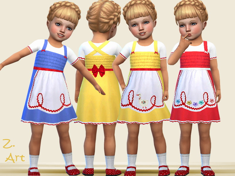 FarmZ. 01 Dress by Zuckerschnute20 from TSR • Sims 4 Downloads