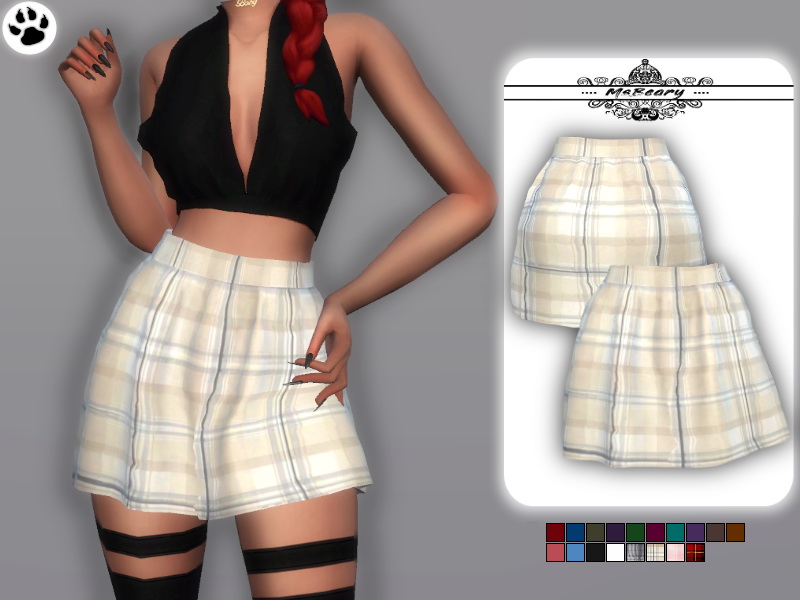 Highwaisted Skirt by MsBeary from TSR • Sims 4 Downloads