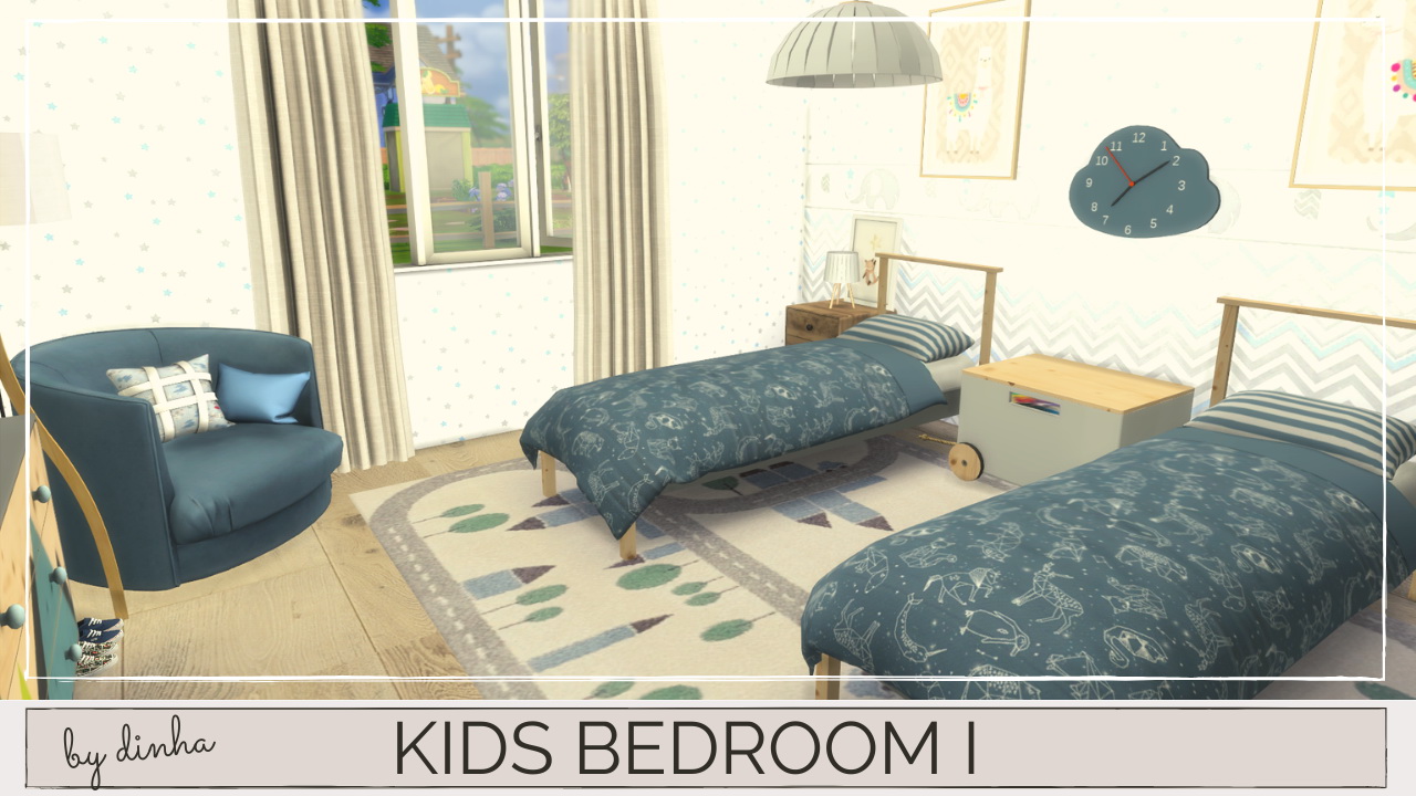 Kids Bedroom I from Dinha Gamer • Sims 4 Downloads