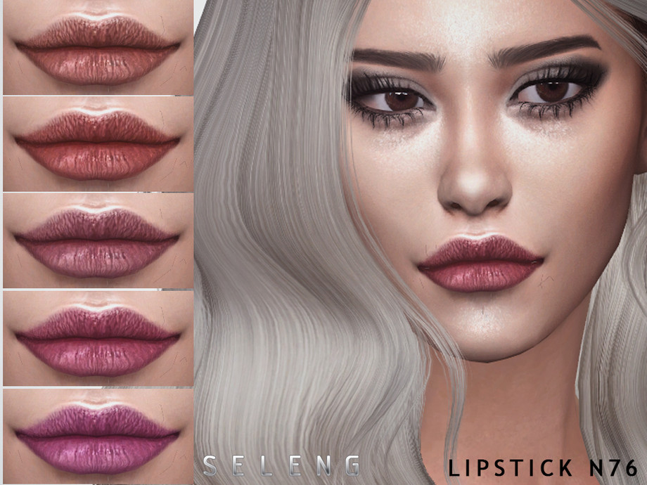 Lipstick N76 by Seleng from TSR • Sims 4 Downloads