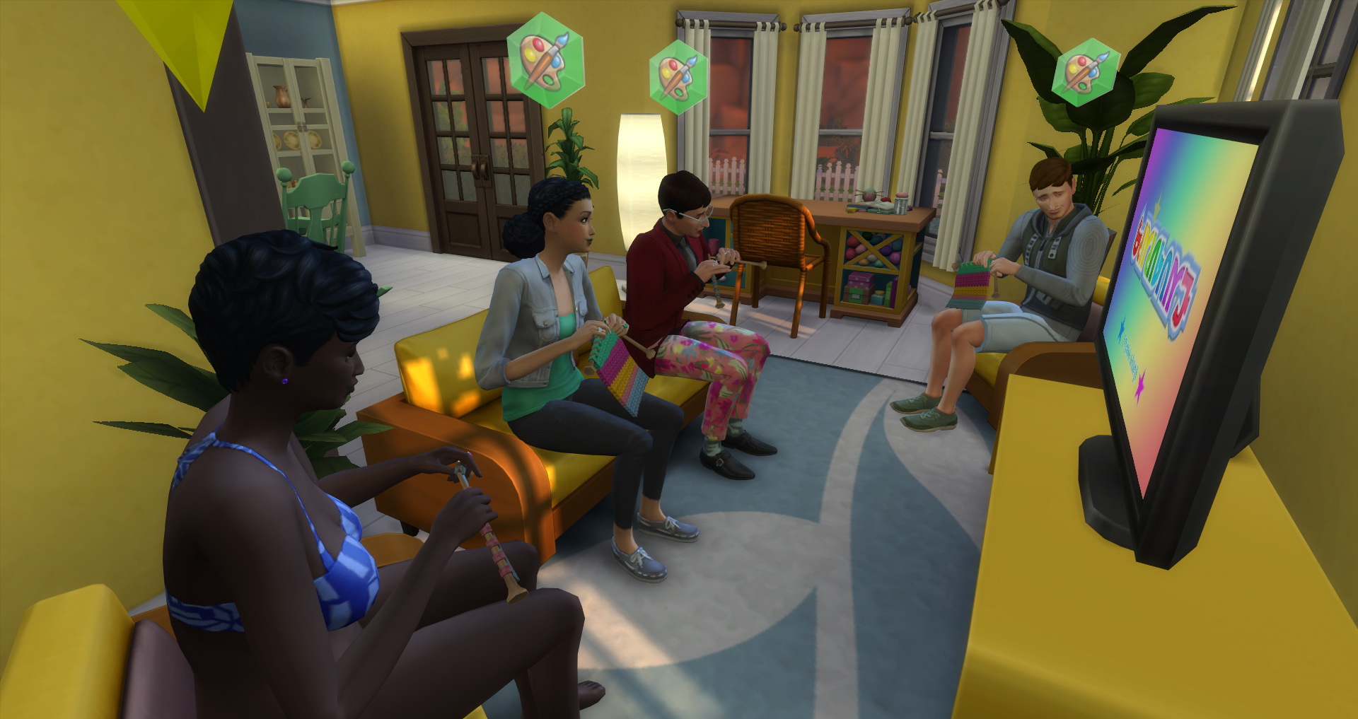 Nifty Knitting by Mermaidlullaby from Mod The Sims • Sims 4 Downloads