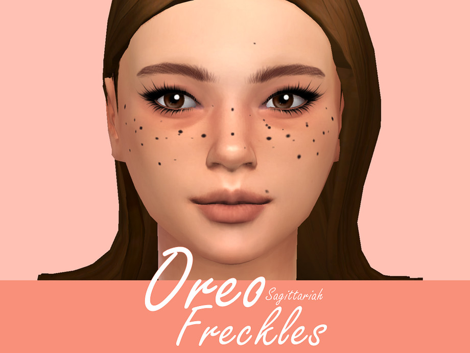 Oreo Freckles by Sagittariah from TSR • Sims 4 Downloads