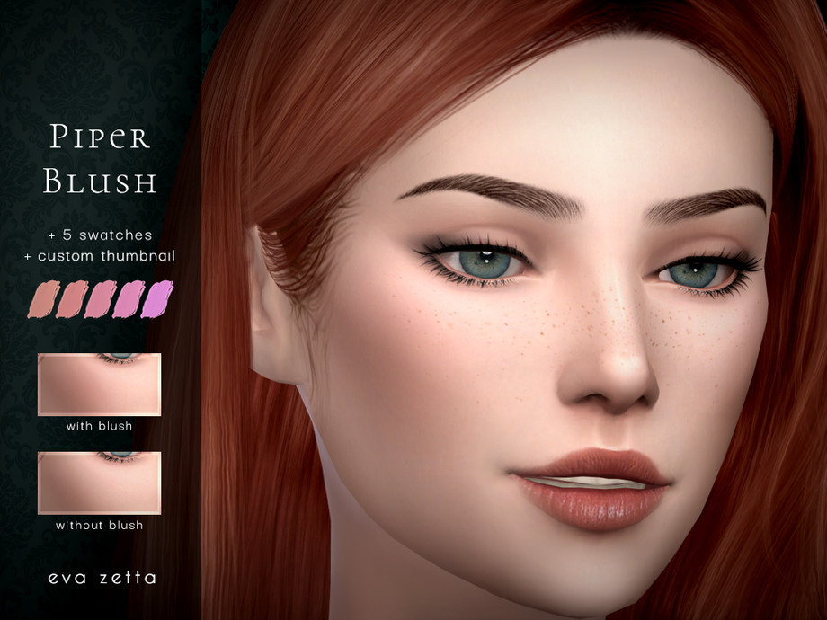 Piper Blush by Eva Zetta from TSR • Sims 4 Downloads