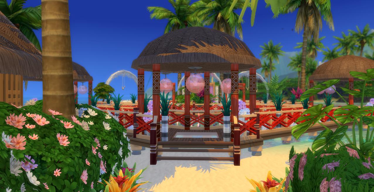 Sand Wedding by Reverlautre from Luniversims • Sims 4 Downloads