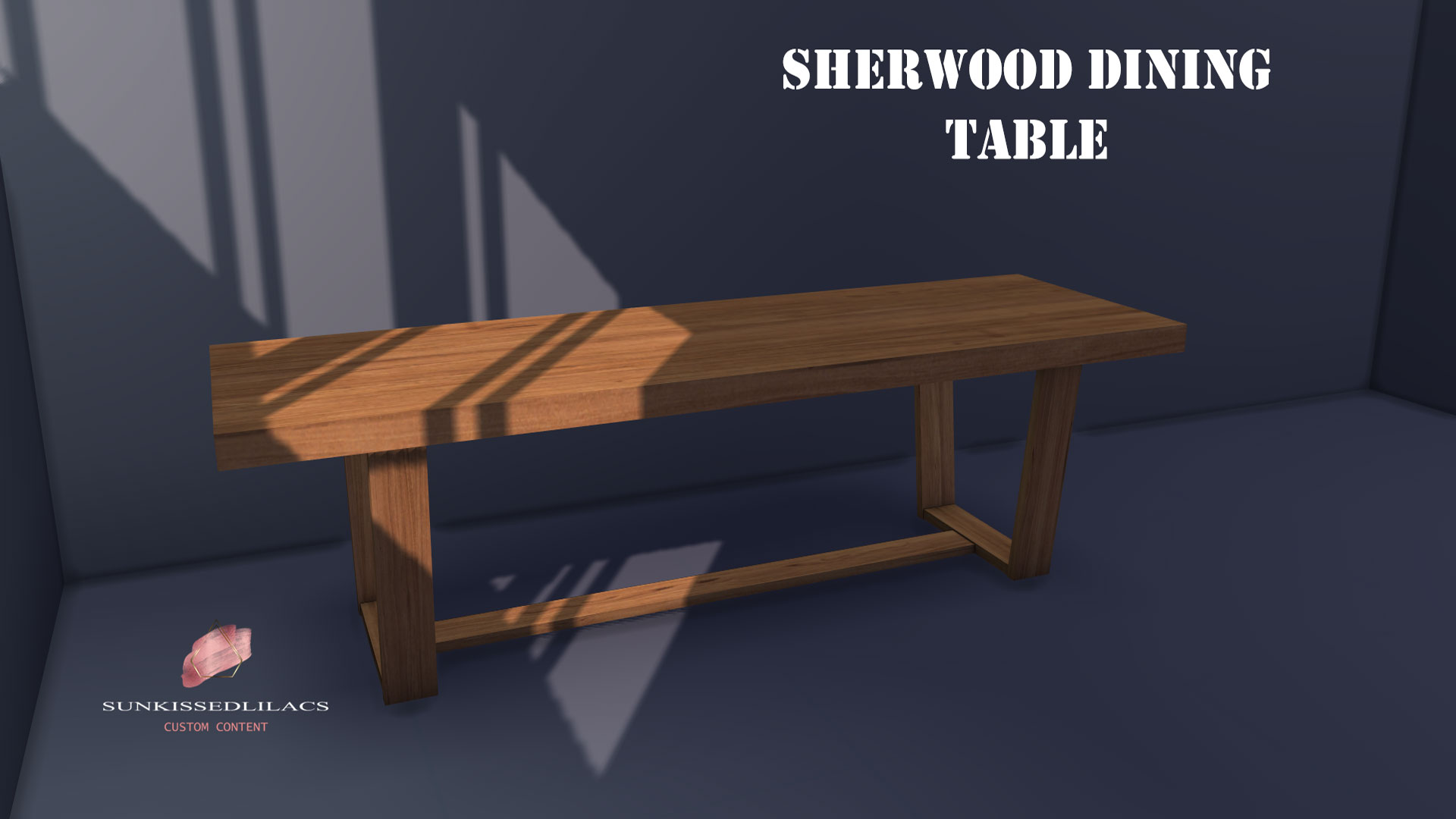 Sherwood Dining Table from Sunkissedlilacs • Sims 4 Downloads