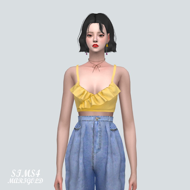 AAA Tulip Bustier V2 from SIMS4 Marigold • Sims 4 Downloads