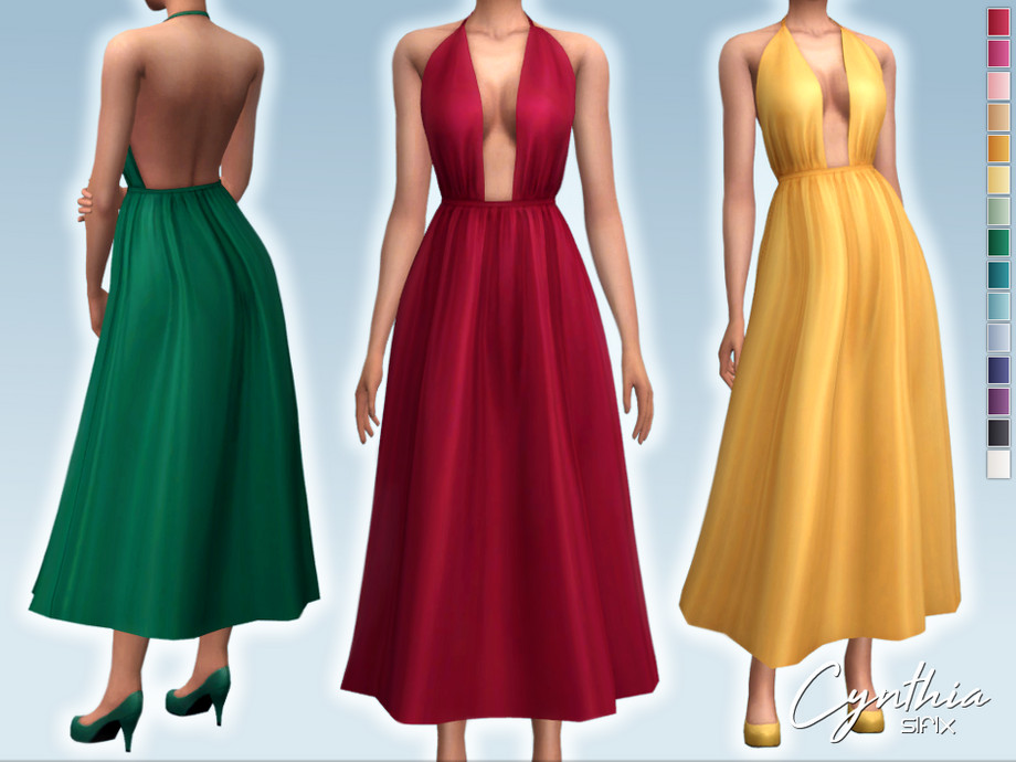 Cynthia Dress by Sifix from TSR • Sims 4 Downloads