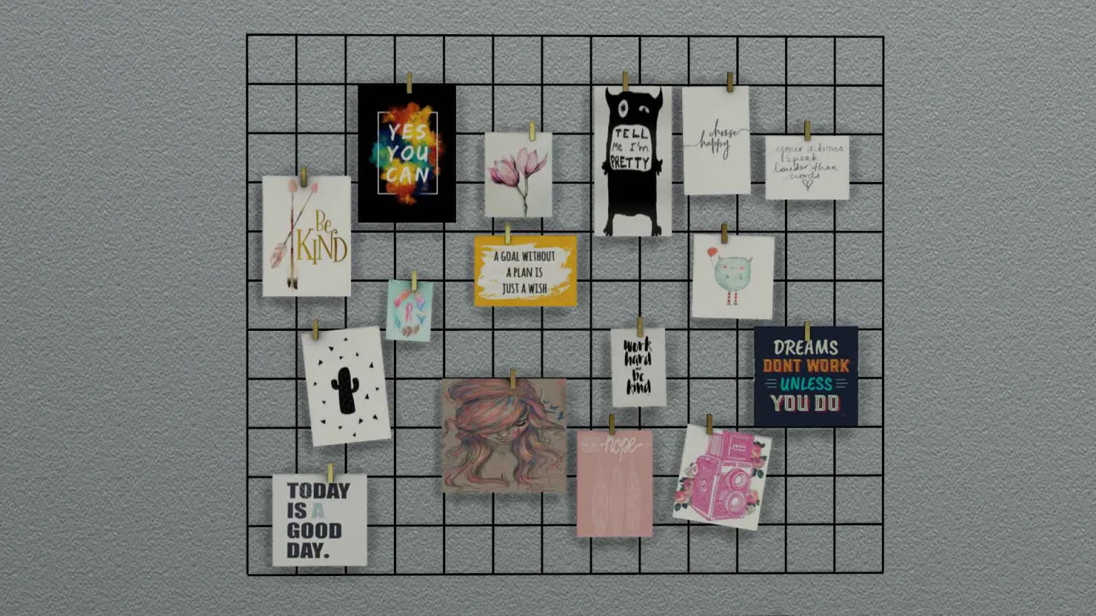 DIY Wire Wall Grid from Sunkissedlilacs • Sims 4 Downloads