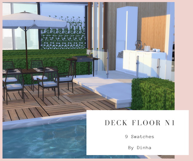 Deck Floor N1 from Dinha Gamer • Sims 4 Downloads