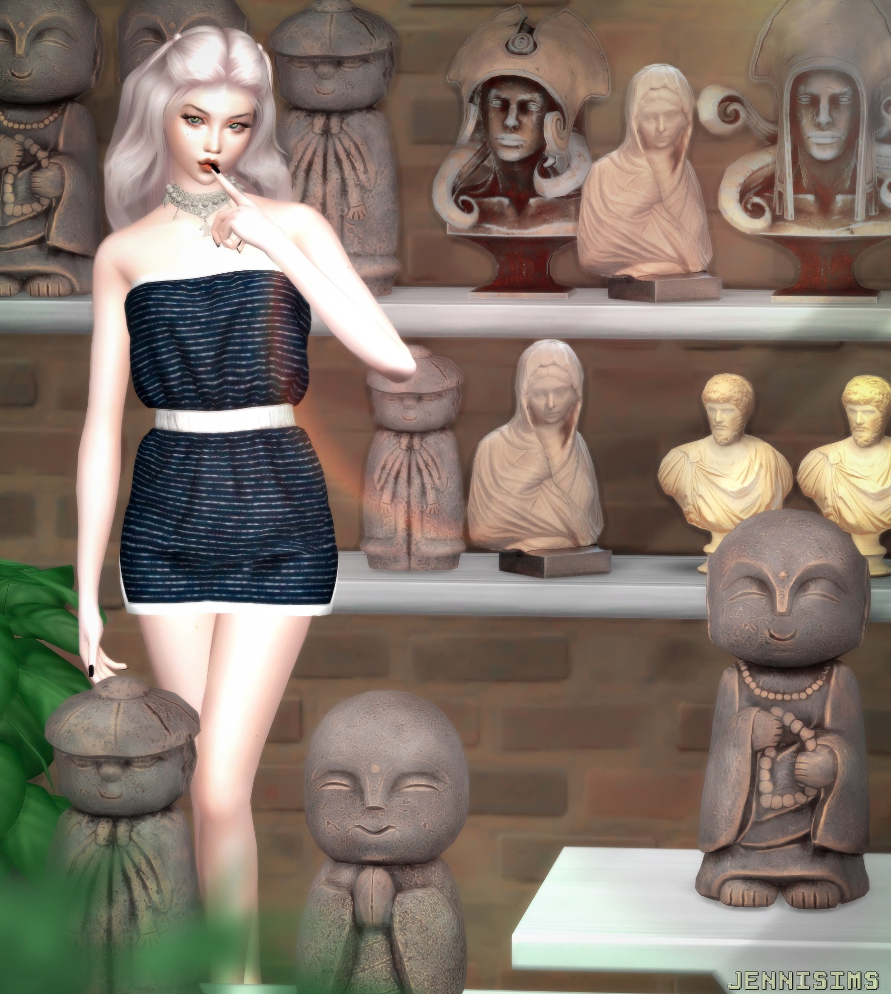 Decorative statues from Jenni Sims • Sims 4 Downloads