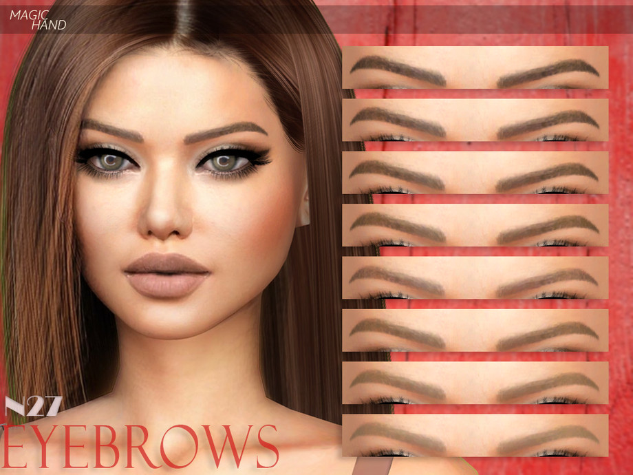 Eyebrows N27 by MagicHand from TSR • Sims 4 Downloads