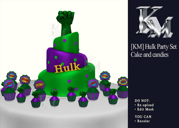Hulk Party Set from KM • Sims 4 Downloads