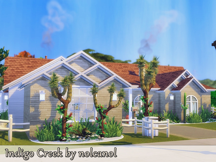 Indigo Creek House by nolcanol from TSR • Sims 4 Downloads