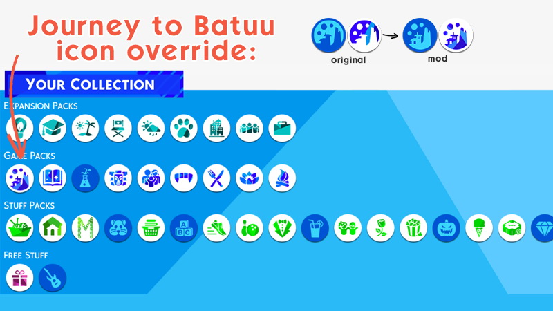 Journey to Batuu icon override by Louisim-yt from Mod The Sims • Sims 4 ...