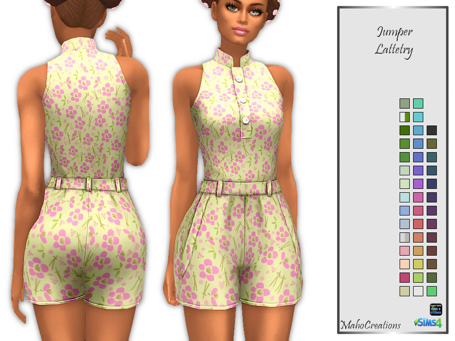 Jumper Lattetry by MahoCreations from TSR • Sims 4 Downloads